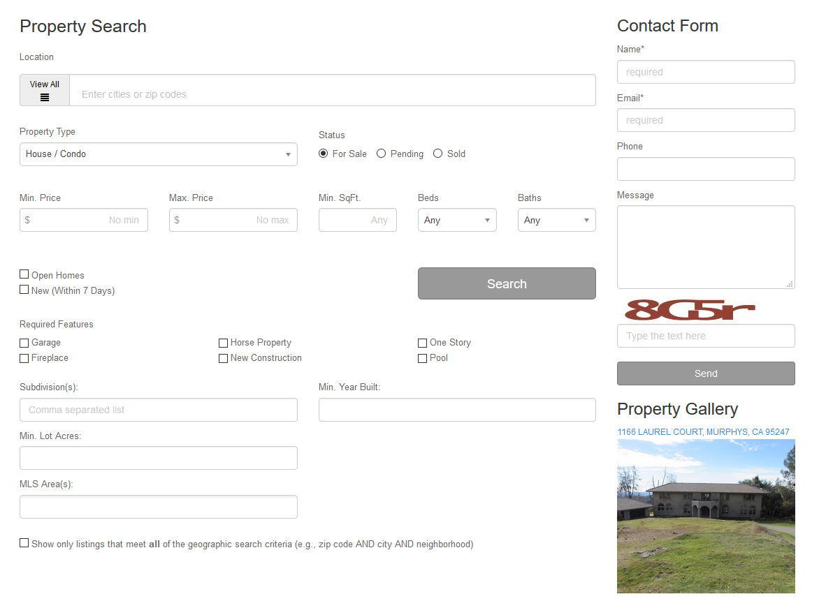 Real Estate Website Templates IDX MLS Integration Real Estate Designer